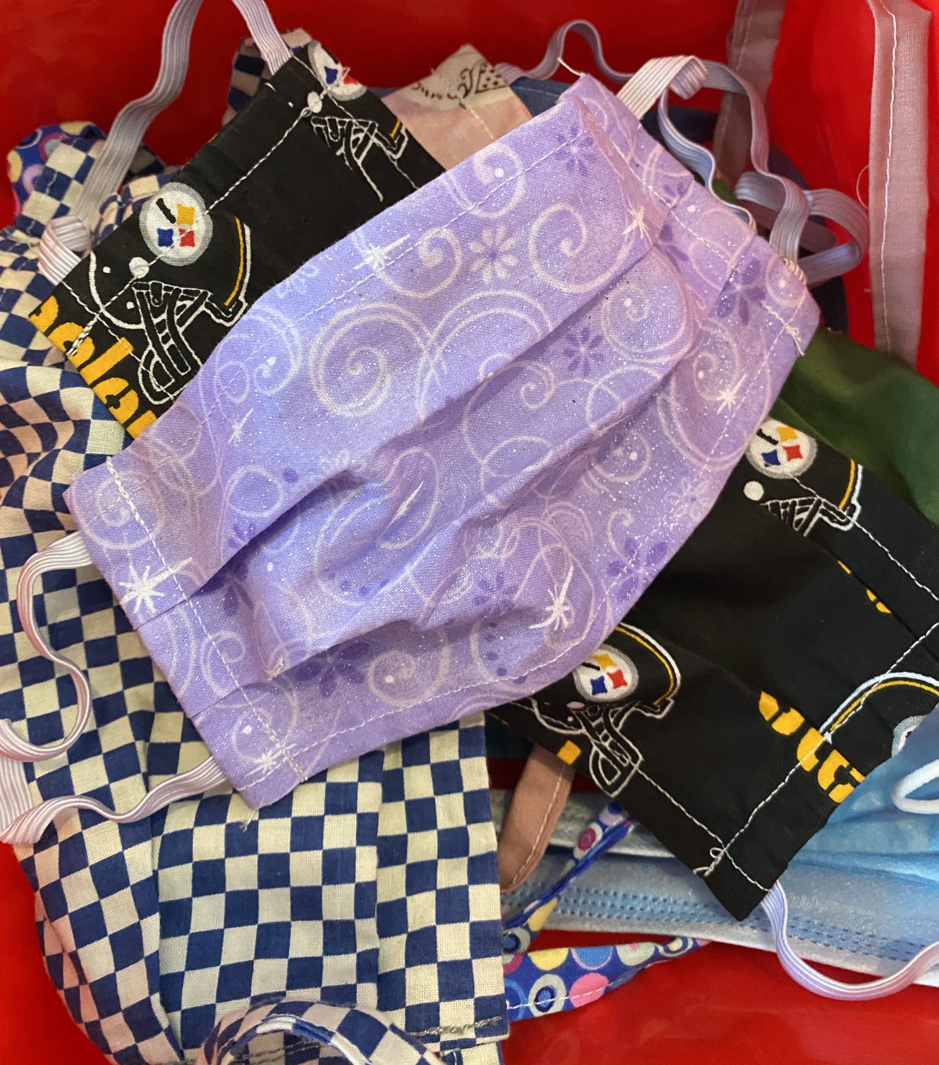 Mask Making by the Scarf-It-Up Group – St. Ignatius of Loyola Church