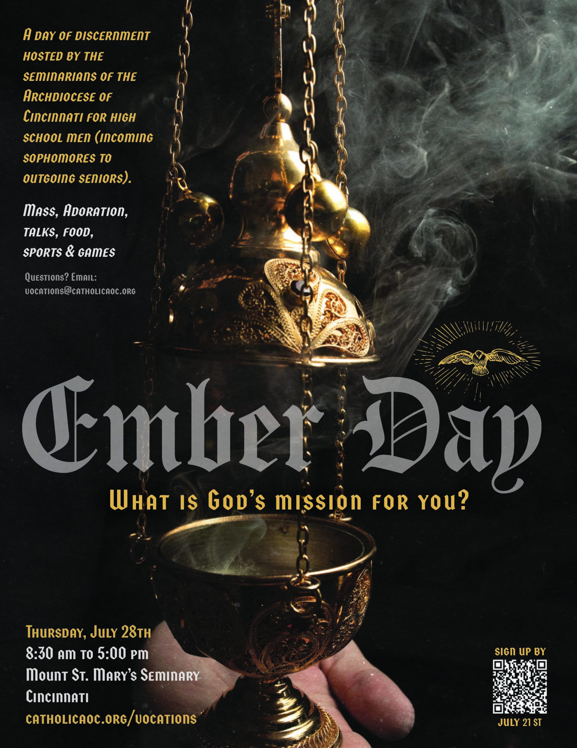 Ember Day – What is God’s Mission for YOU? – St. Ignatius of Loyola Church