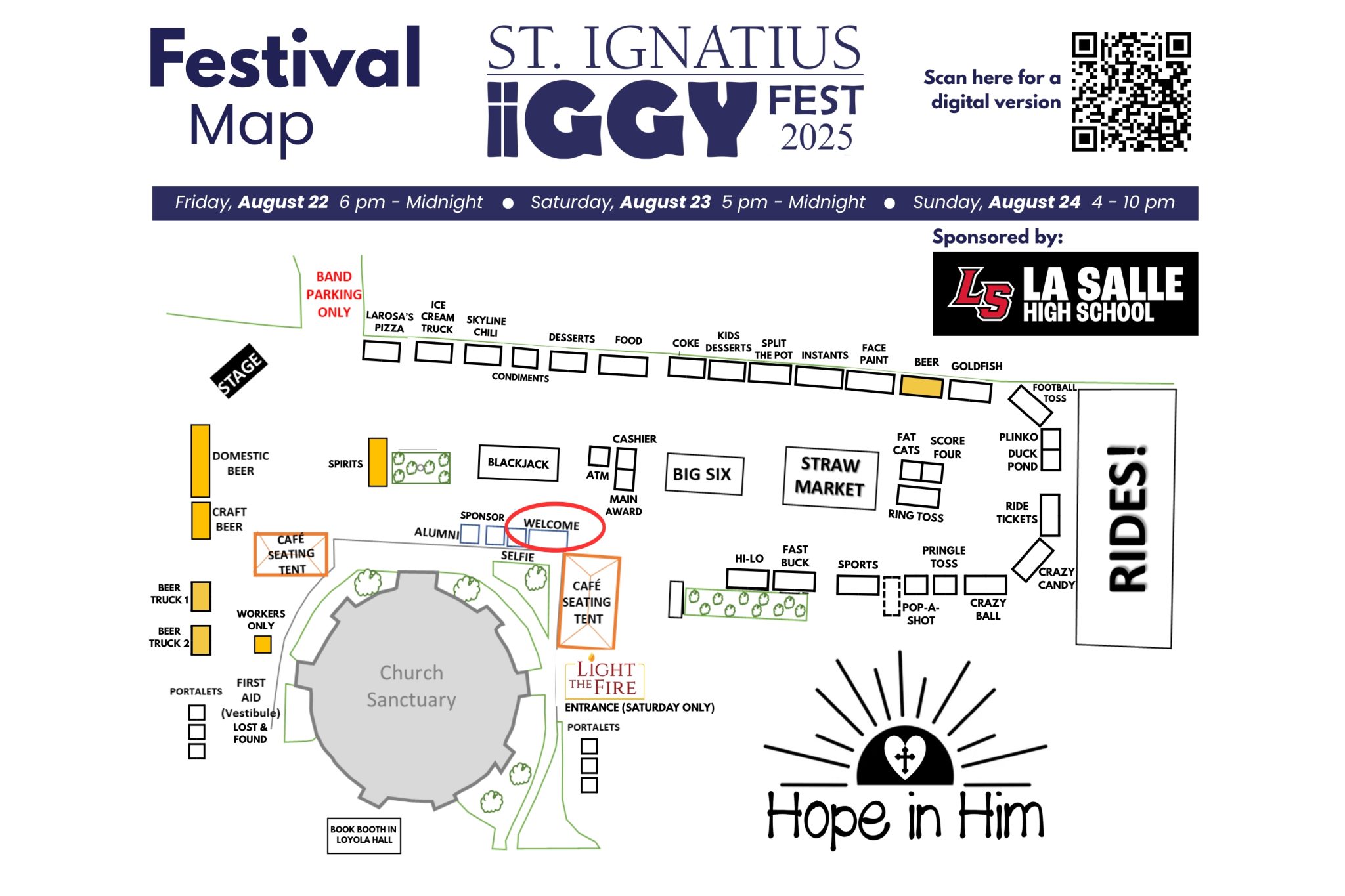 Festival Map 2025 – St. Ignatius of Loyola Church